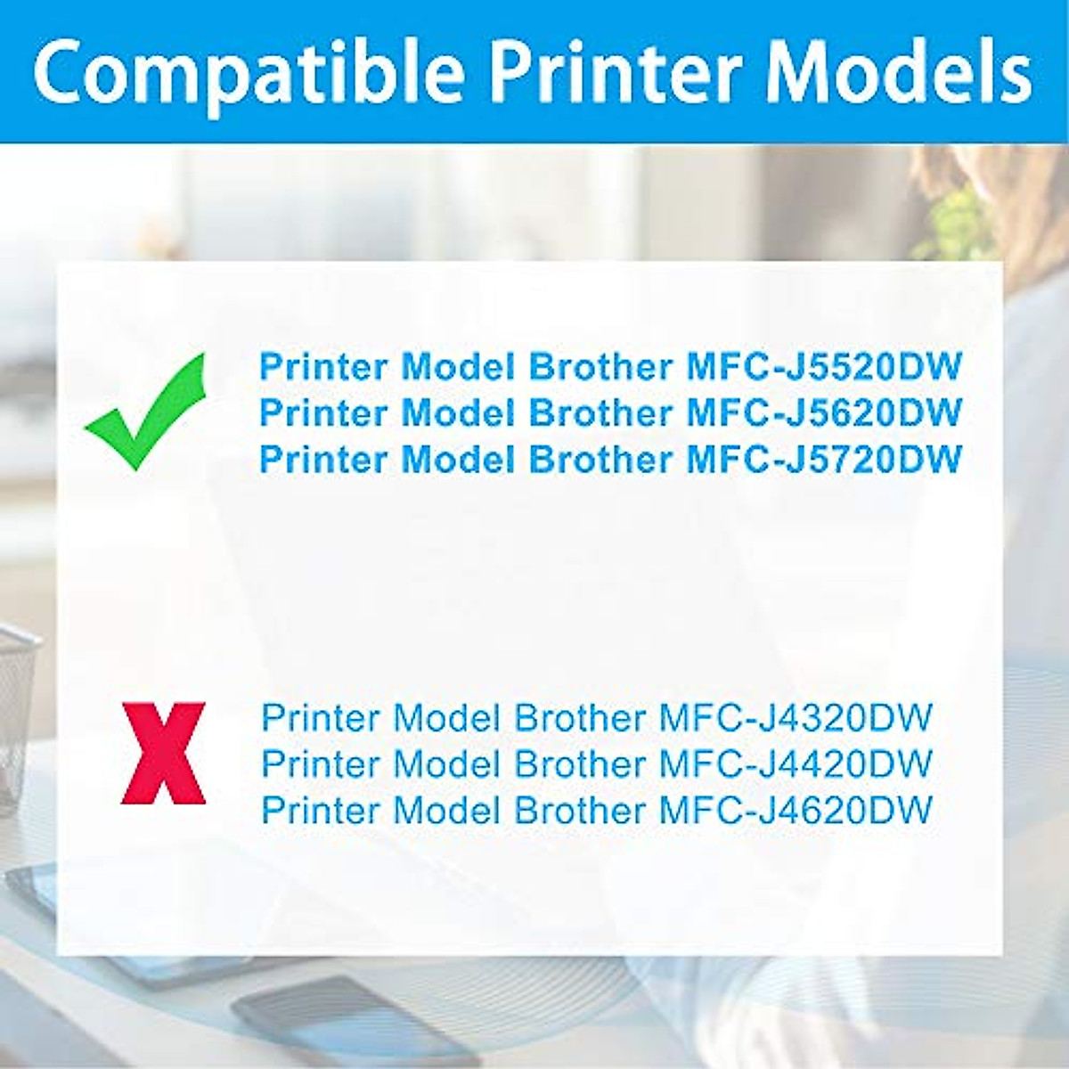 LCL Compatible Ink Cartridge Replacement for Brother LC209 LC205 LC209BK XXL Super High Yield MFC-J5720DW J5520DW J5620DW (3-Pack Black)