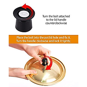 COELO Korea Noodle Pot Hot Shin Ramyun Aluminum Pot 6.3"(16cm) Traditional HOT POT Ramen Soup Stew