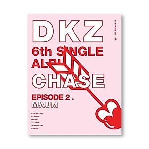 DKZ Chase Episode 2. MAUM 6th Single Album Fascinate Version CD+96p PhotoBook+2p PhotoCard+1p Postcard+1p 4Cut PhotoFilm+1p ID Card+1ea Sticker+Tracking Sealed