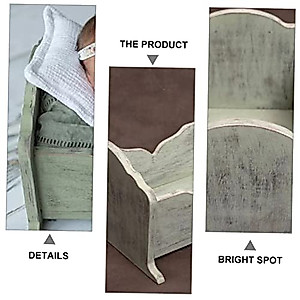 TOYANDONA 1pc Cot Photo Props Newborn Props Wood Crib Wooden Crib Baby Bed Photo Prop Infant Sleepers Newborn Photo Wood Cot Baby Photography Crib Wood Crib Prop Crib Photography Prop Baby