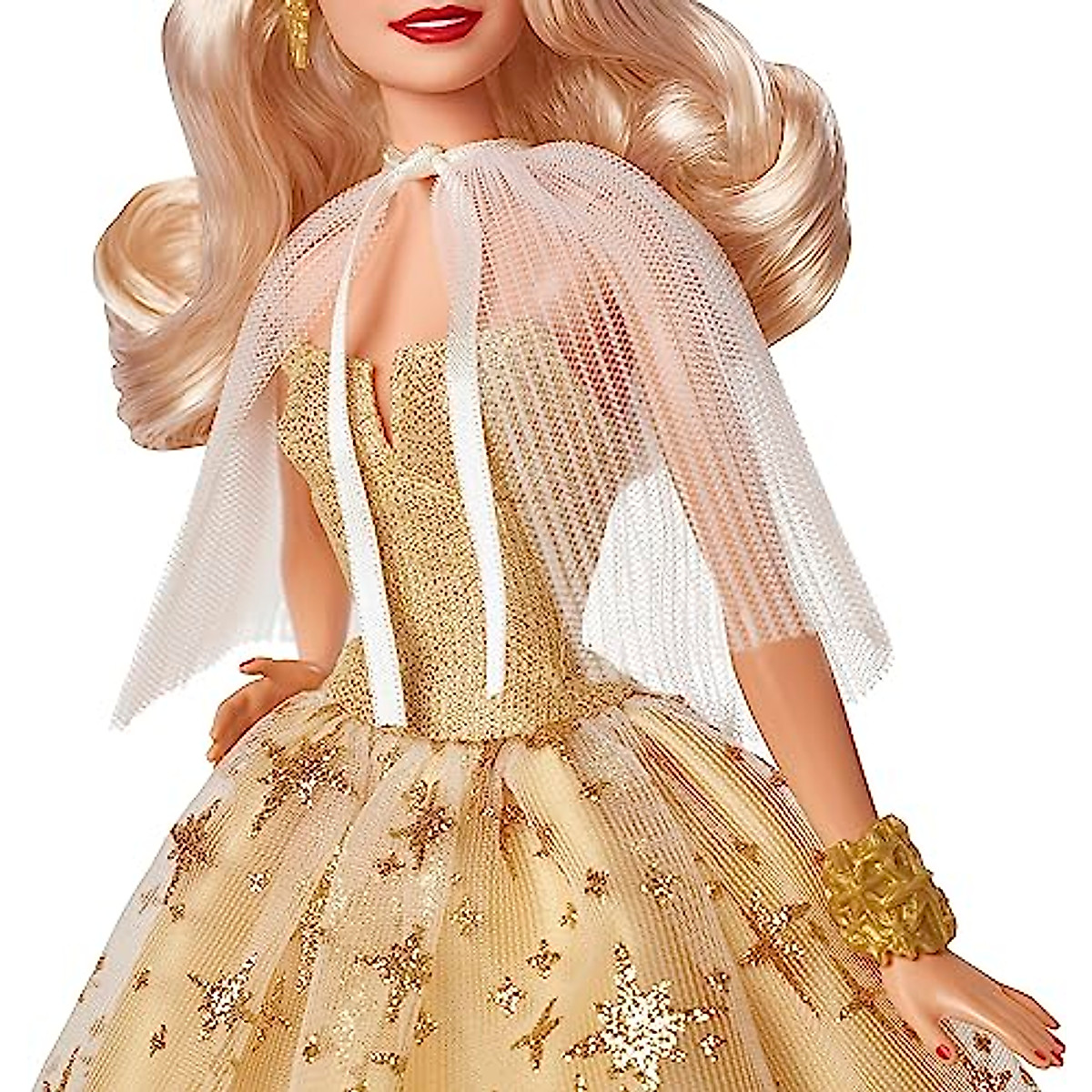 Barbie 2023 Holiday Barbie Doll, Seasonal Collector Gift, Barbie Signature, Golden Gown and Displayable Packaging, Blonde Hair