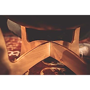 Handpan Stand for Seated Position, Baltic Birch Wood — MADE IN EUROPE — for Meditation, Sound Healing Therapy and Yoga, 2-YEAR WARRANTY