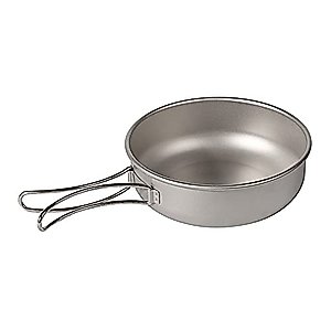 TWDYC Camping Titanium Bowls 300ml-400ml with Titanium Folding Handles Folding Bowls Cookware Tableware Cutlery (Size : 400ml)