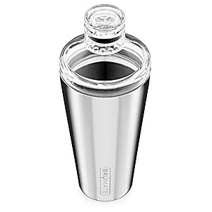 BrüMate Shaker, 20oz Triple-Insulated Stainless Steel Cocktail Shaker (Stainless Steel)