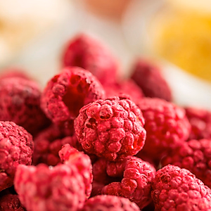 Augason Farms Freeze Dried Whole Raspberries #10 Can, 8 oz