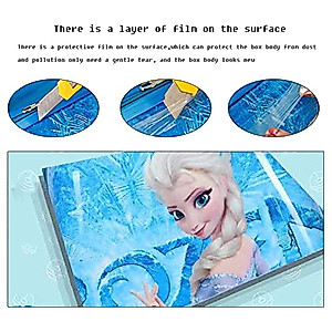 WZCSLM Frozen 16 Inch Luggage Hard Side Spinner Suitcase Carry on Luggage Rolling (car)