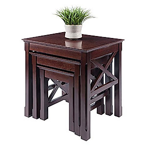 Winsome Xola Nesting Tables, Cappuccino