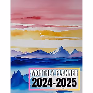 2024-2025 Monthly Planner: Two year planner (January1,2024 to December31,2025) | Official holidays and Observances with a To Do Check Lists.