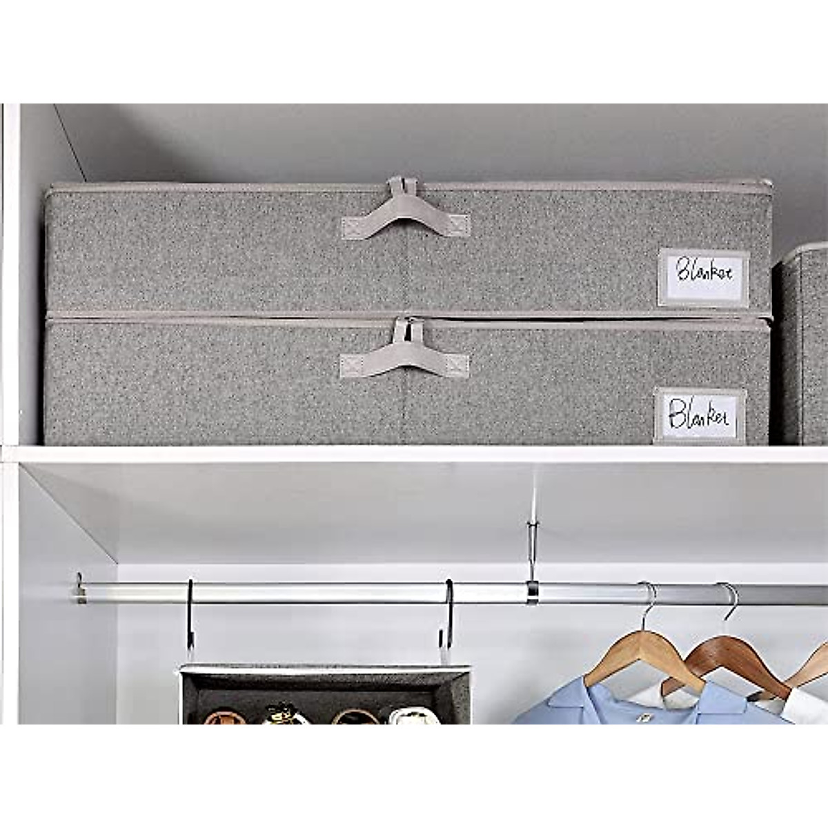 StorageWorks Underbed Storage Box and 55L Closet Storage Organizer