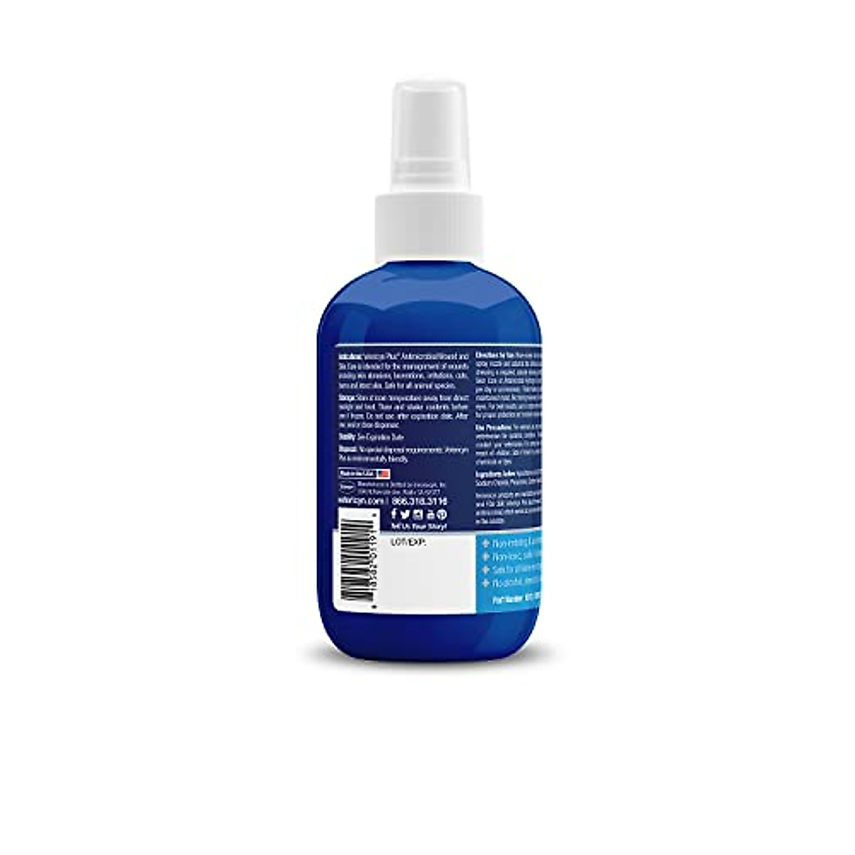 Vetericyn Plus Cat Wound Care Spray | Feline Healing Aid and Skin Repair for Wounds, Sores, and Abrasions, Provides Itch Relief for Cats Irritated Skin. 3 ounces