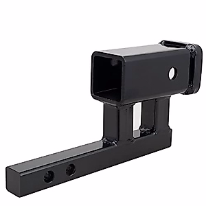 1-1/4 to 2 Inch Hitch Adapter 1.25 to 2" Hitch Adapter Solid Shank ...