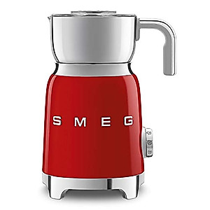 SMEG 50's Retro Milk Frother MFF11RDUS, Red