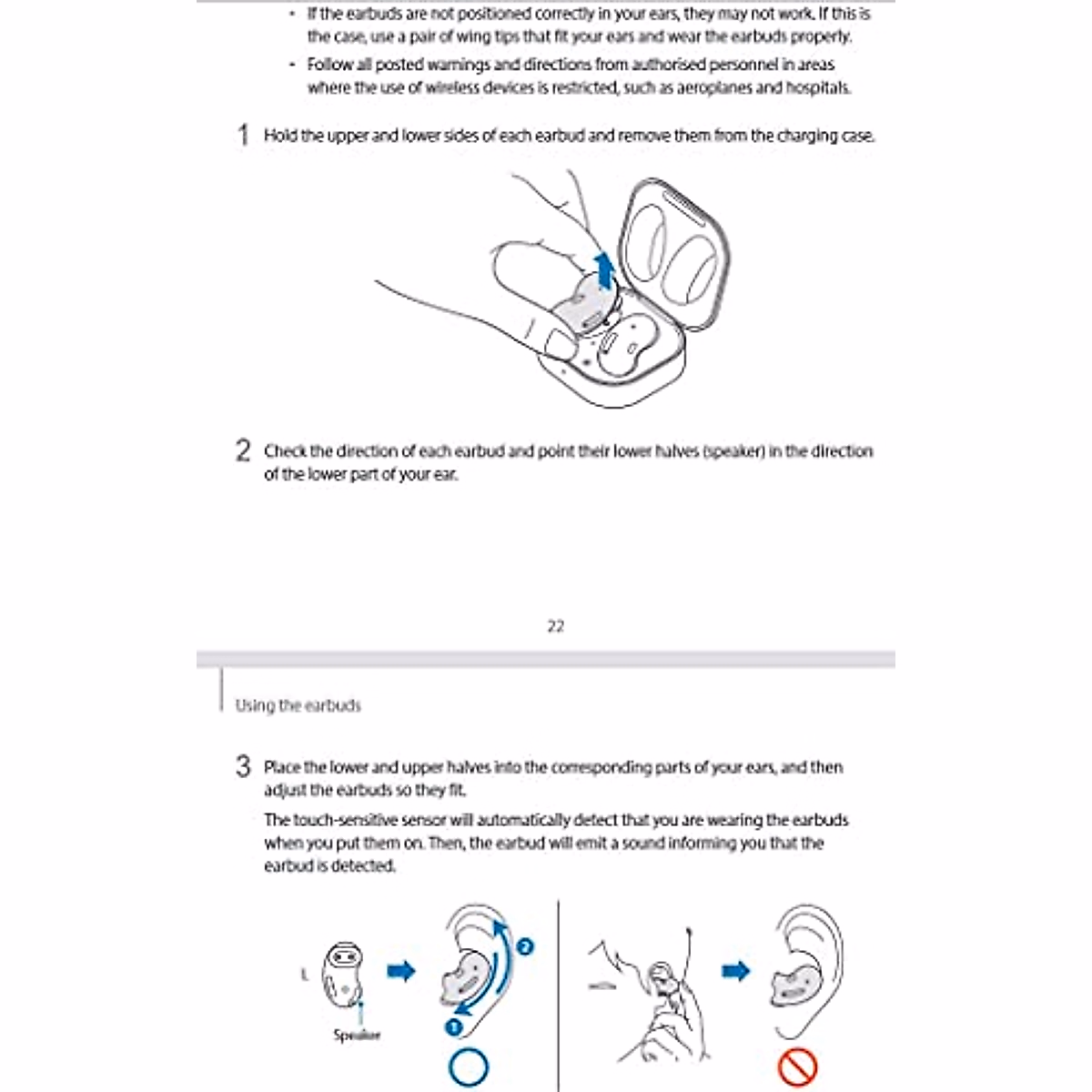 Samsung Galaxy Buds Live True Wireless Earbud Headphones - Mystic White (Renewed)