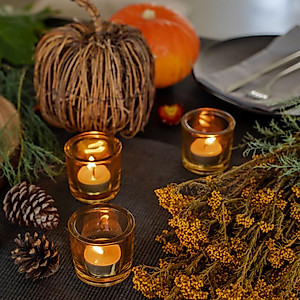 Bluecorn 100% Pure Beeswax Tealight Candles in Metal Cups | Natural Beeswax Candles, Raw Tea Lights Candles | Long Burn (4-5 Hours) | Soy, Paraffin, & Fragrance Free, Bulk 24-Pack