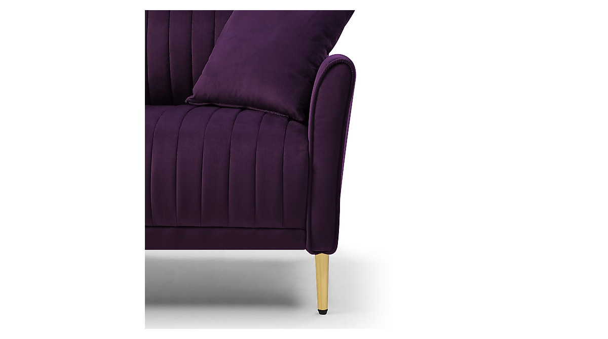 Luxury Velvet Single Sofa Chair - Modern Design & Comfort