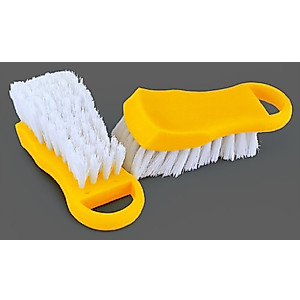 New Star Foodservice 34042 Cutting Board Brushes, 6" x 2.5" x 2", Multicolor, Set of 6