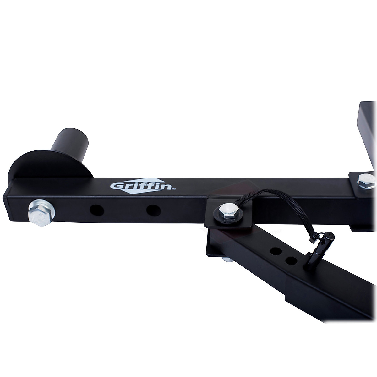 Premium PA Speakers Wall Mount Brackets By GRIFFIN | Set Of 2 All Steel Pro-Audio Speaker 35mm Pole Holder | Securing Locking Pin & 3 Horizontal Level Tilt Adjustments | On Stage Studio Monitor Stands