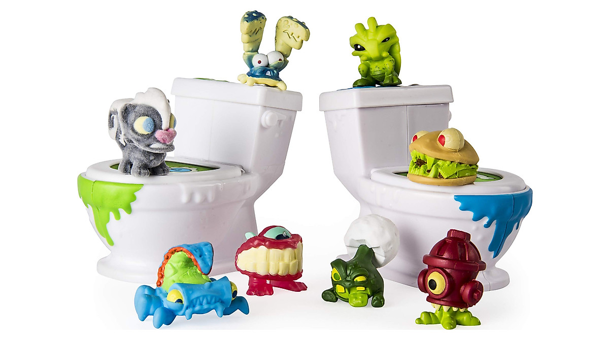 Flush Force Bizarre Bathroom 8-Pack - Collectibles
