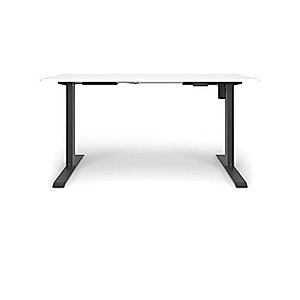 HON Basyx BSXHW2460 Height Adjustable Desk, 24 x 60, White