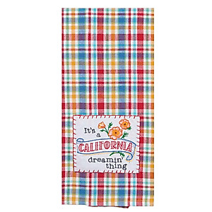 2 Piece Kay Dee Home State of California Embroidered Kitchen Towel Bundle
