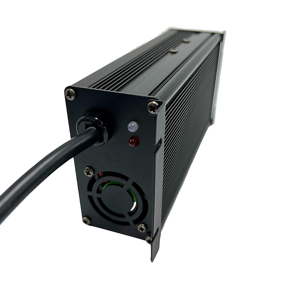 24V (29V Actual) Lithium LiFePO4 Battery Charger with Red SB50 Quick Connect Connector for 24 Volt LiFePO4 Battery Pack Between 20Ah and 150Ah Capacity