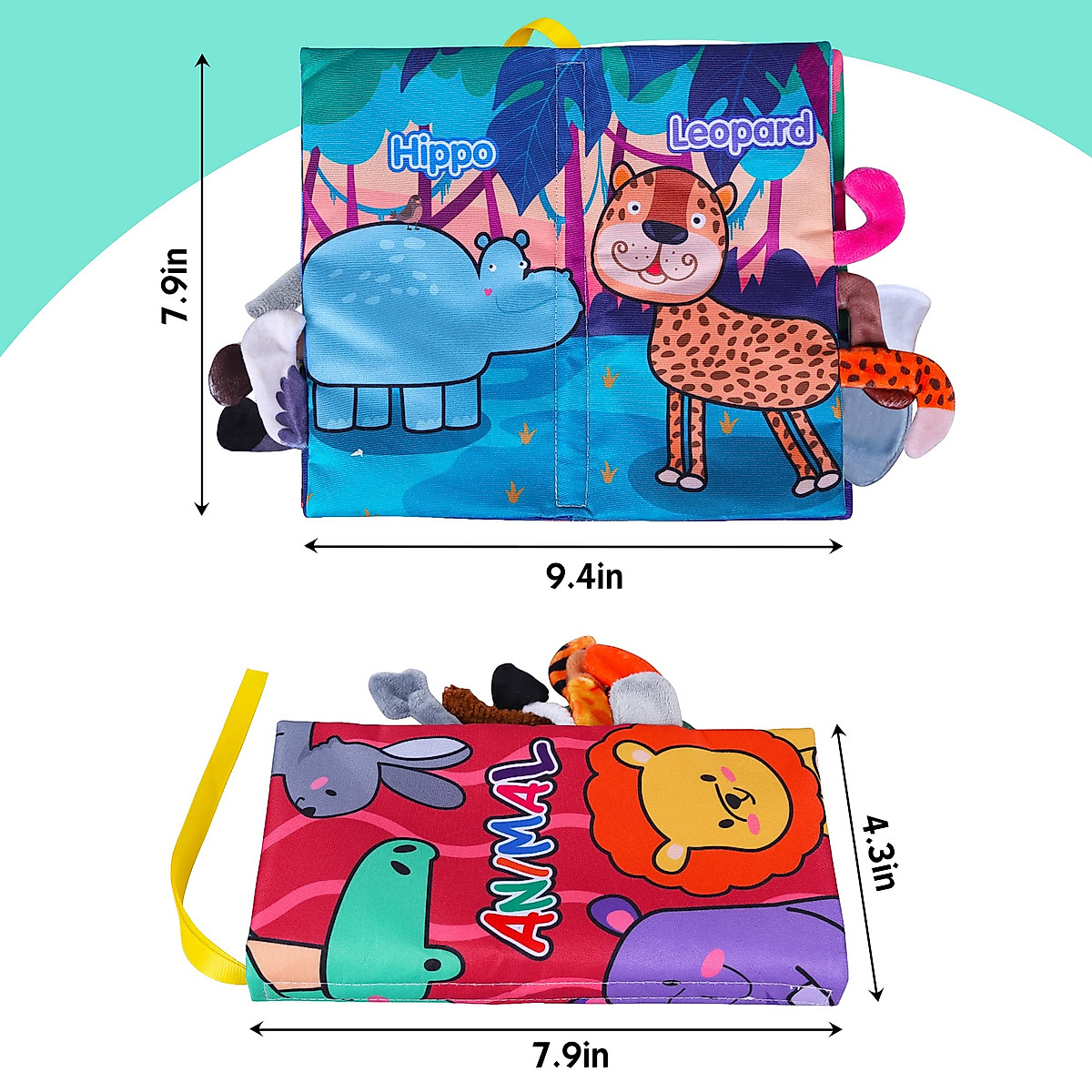 Soft Alphabet Baby Cloth Cards for Toddlers, 26pcs Letter Early Educational Flash Cards with Storage Bag, ABC Learning Cards Babies Infants Toys, Best Gifts for 3+ Years Old Boys Girls