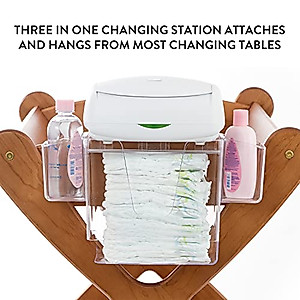 Prince Lionheart Hanging Diaper Depot Wipes Warmer Storage Depot Nursery Essentials Baby Registry