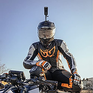 NUOBAKE (9 pcs) All Aluminum Alloy Extension Arm Kit Metal Pole Mount Helmet Stick Extension Arm Mount for GoPro Hero 11 10 9 8 7 6 5 Black,Session 5/4/3, OSMO Action,Insta360 One X2/X/R/Go and More