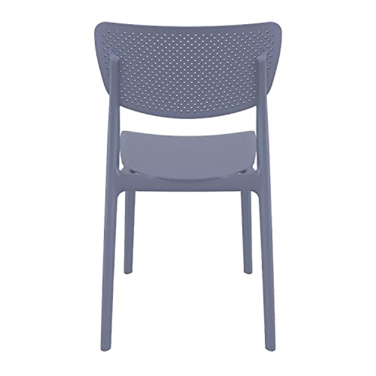 Compamia Lucy Dining Chair in Dark Gray Finish (Set of 2)