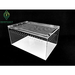 SOBAKEN Herpcult Magnetic Acrylic Large Enclosure 12 x 8 x 6