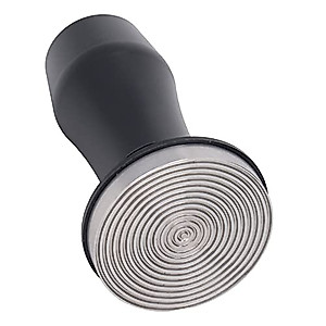 Calibrated Coffee Tamper, Spring Loaded Tamper Aluminum Alloy Ergonomic Handle for Home (53 Thread Bottom)