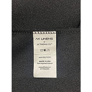 AK TRADING CO. 10 feet x 10 feet IFR Polyester Backdrop Drapes Curtains Panels with Rod Pockets - Wedding Ceremony Party Home Window Decorations - Orange