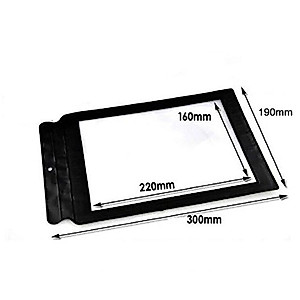 Valuu A4 Magnifier Full Page Reading Magnifier 3X Magnifying Power Large Sheet Magnifying Glass Reading Aid Lens Fresnel for Books Menus Newspapers Improve Elderly Poor Eyesight for The Elderly Gift