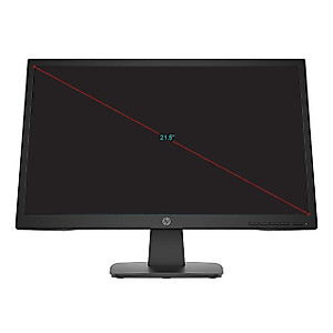 HP P22v G4 21.5" Full HD LED LCD Monitor - 16:9 - Black - 22" Class - Twisted nematic (TN) - 1920 x 1080-250 Nit Typical - 5 ms On/Off - 60 Hz Refresh Rate - HDMI - VGA
