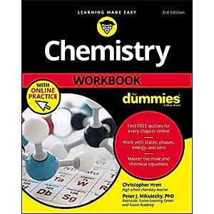 Chemistry Workbook For Dummies with Online Practice