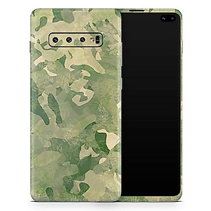 DesignSkinz Military Jungle Camouflage V3 Protective Vinyl Decal Wrap Skin Cover Compatible with The Samsung Galaxy S20 (Screen Trim & Back Glass Skin)