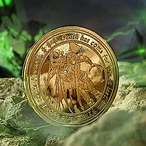 Warhammer 40,000: Necron Limited Edition Individually Numbered Gold Coloured Coin Series 1 Number 3