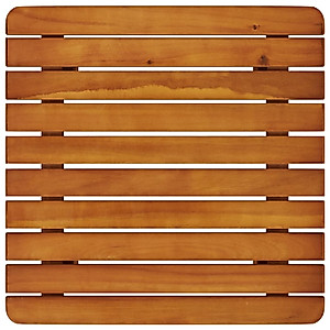 Camerina 3 Piece Patio Bistro Set Bistro Set Patio Furniture Set Patio Bistro Set Outdoor Patio Table and Chairs Solid Acacia Wood 316251