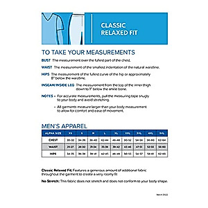 Landau Essentials Relaxed Fit 5-Pocket Snap-Front Scrub Jacket for Men 7551, Black, Medium