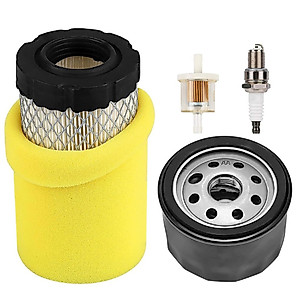 Annolai 793569 793685 Air Filter for BS Craftsman 793569 4241 5415 John Deer-e GY21055 MIU11511 LA125 LA115 D100 D110 D120 Parts Craftsman YT3000 LT2000 T110 Mower 696854 Oil Filter