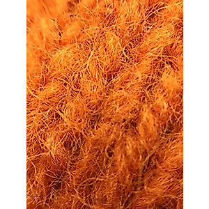 Dachstein Woolwear 100% Austrian Boiled Wool Thick Alpine Cap in Colors (One Size, Orange)