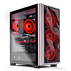 Skytech Gaming Skytech Chronos Gaming PC Desktop – Intel Core i7 12700K 3.6 GHz, NVIDIA RTX 3080, 1TB NVME SSD, 32GB DDR5 RAM RGB, 850W Gold PSU, 360mm AIO, 11AC Wi-Fi, Windows 11 Home 64-bit