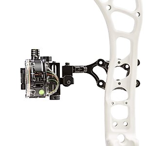 Trophy Ridge Hotwire Archery Bow Sight - 2 Fixed Pins, 1 Adjustable Pin, On Board Allen Key, 2nd Axis Leveling, Right Hand, 0.019 Pin