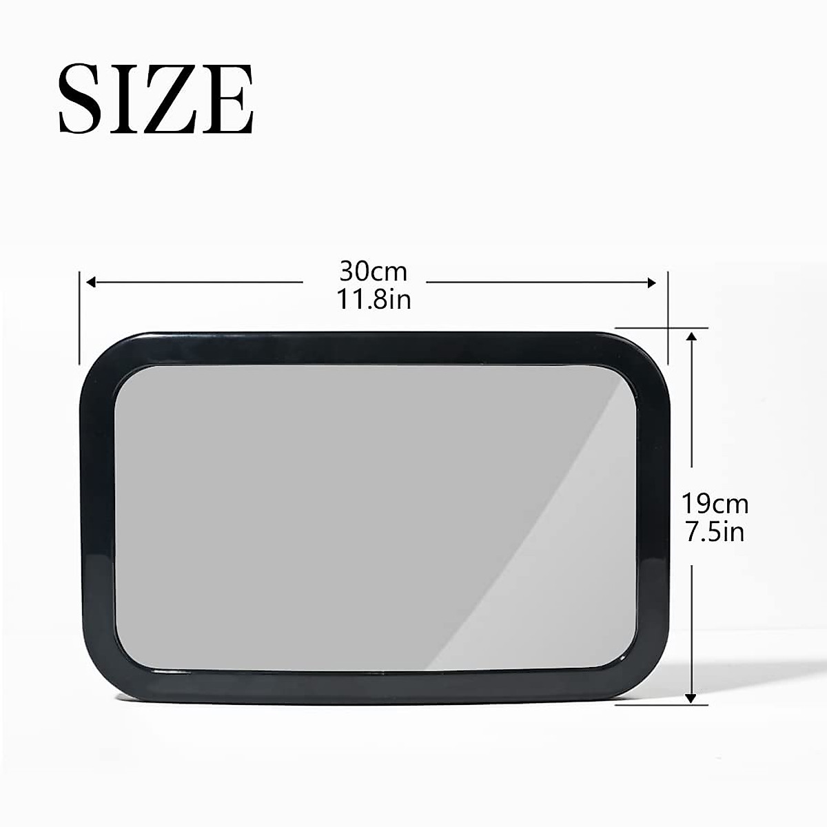 VARGTR Baby Car Mirror,Safety Car Seat Mirror For Infants,Large Car Seat Mirror For Rear Facing Infant Child With Wide Crystal Clear View, Effortlessly Monitoring Child In The Back Seat