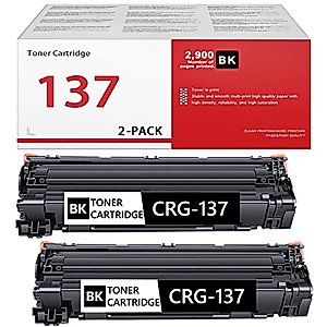 CRG-137 137 Black Toner Cartridge High Yield Replacement for Canon CRG137 9435B001 imageCLASS D570 MF216n MF232w MF212w MF217w MF210 MF220 Printer Toner, 2 Pack