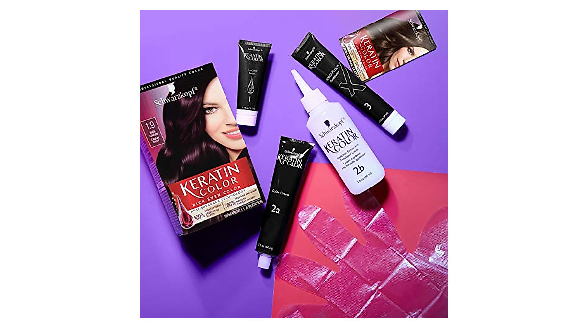Schwarzkopf Keratin Color 1.9 Rich Caviar Permanent Hair Dye