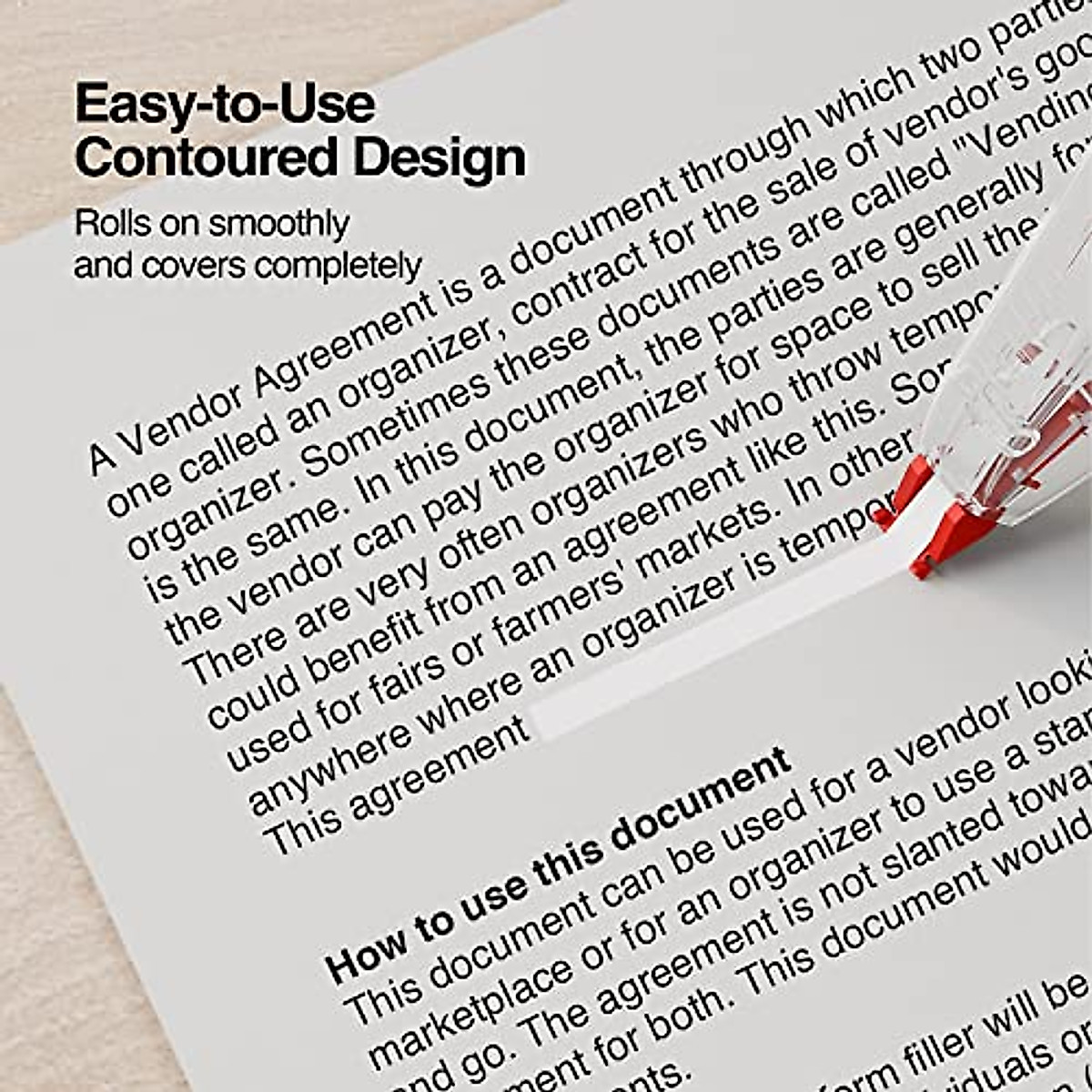 STAPLES 24323552 Topwinder Correction Tape, 10/Pack