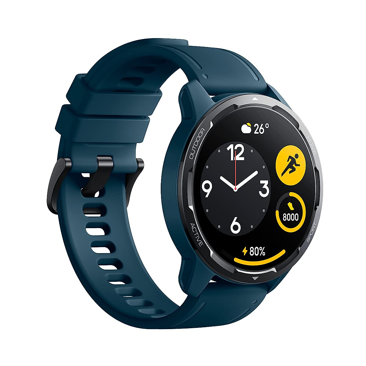 Xiaomi Watch S1 Active, 1.43" AMOLED Display, 117 Fitness Modes, 19 Professional Modes, 200+ Watch Faces, Exquisite Metal Bezel, Dual-Band GPS, 12 Days of Battery Life, Bluetooth Phone Call, Blue