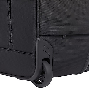 DELSEY PARIS Helium DLX Softside Luggage Under-Seater with 2 Wheels, Black, Carry on 16 Inch