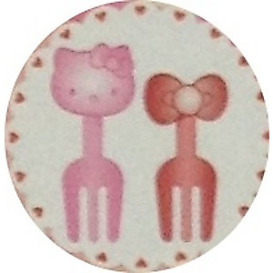 Sanrio Hello Kitty Food Fruit Cocktail Fork Picks 2 patterns 8 pics Bento Party (Fork)